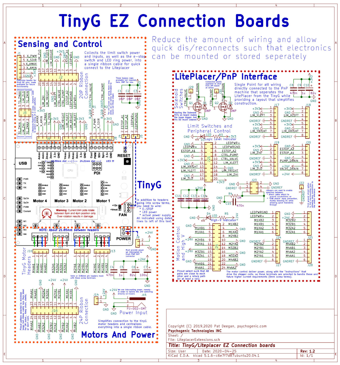 TinyG EZConnect for Pick and Place Machines – Inductive-Kickback.com