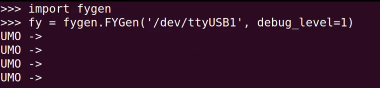 Controlling a FeelTech function generator with a computer: issues and ...